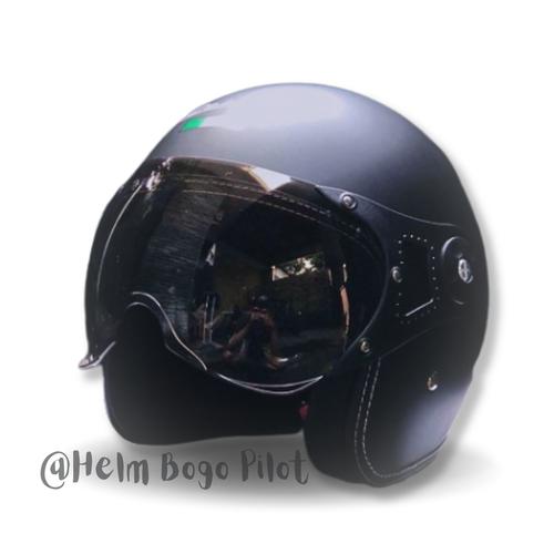 Promo Helm Bogo Italy Kaca Pilot Dewasa Pria Wanita Full Leher Terbaru ...