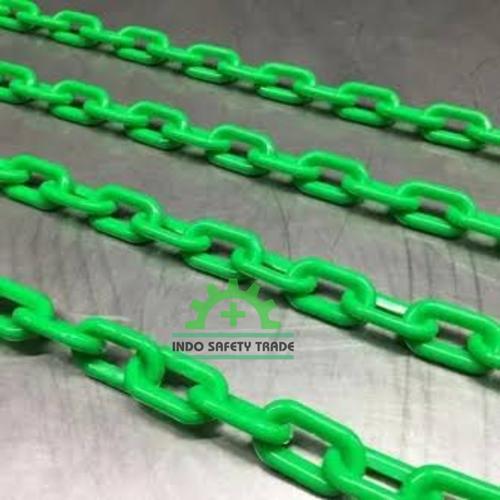 Jual Rantai Plastik/Plastic Chain 8mm x 25 Meter (Merah,Kuning)Safety ...