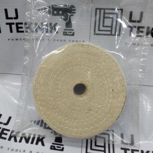 Jual KAIN POLES PUTIH 4" 4 INCH UNTUK GERINDA DUDUK BENCH GRINDER ...