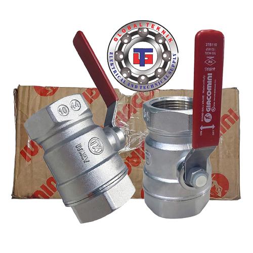 Jual Ball Valve Merk Giacomini 1 1/4" Inch Stainless Steel Made in ...