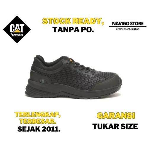 Jual Sepatu Safety Caterpillar streamline 2.0 CT Full Black Original ...