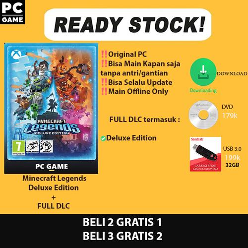 Jual Minecraft Legends Deluxe Edition PC Original - dvd DL25GB - Kota ...