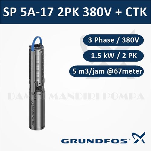 Jual Pompa Submersible Grundfos SP 5A-17 2PK 380V + CTK - Kota Bandung - Damai Mandiri Pompa ...