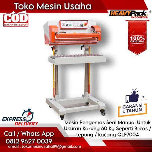 Jual Mesin Pneumatic Sealer Segel Plastik Double Heater QLF-700A ...
