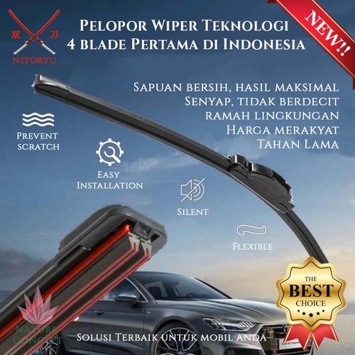 Promo Dual Wiper Blade UNIVERSAL NEW Technology Wiper Mobil Ganda ...