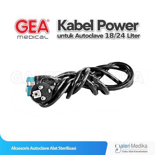 Jual Kabel Power untuk Autoclave GEA kapasitas 18LM /24 LM Non Timer - GEA YX-18LM - Kab ...