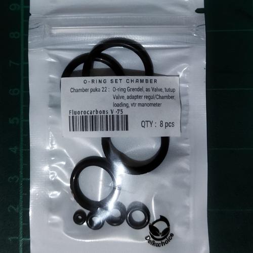 Jual oring set / seal set chamber puka 22 - random, fluorocarbons75 ...