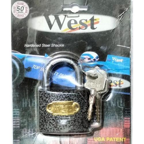 Jual Gembok West 50Mm Leher Pendek Dan Leher Panjang Kunci Bintang ...