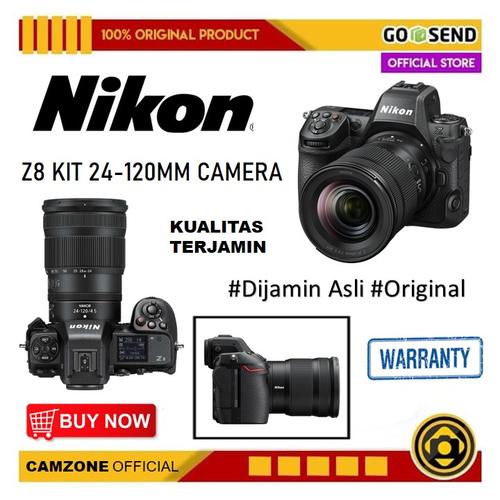 Promo Nikon Z8 kit 24-120mm F4 Nikon Z 8 kit 24-120mm f/4 S GARANSI ...