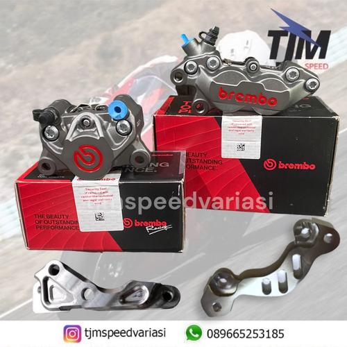Jual Paket Kaliper Brembo P4 4P P2 2P Grey PCX 160 ADV 150 depan belakang - Kota Malang ...