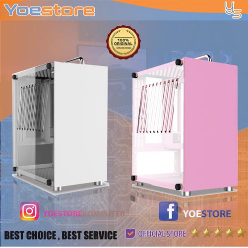 Promo METALFISH T40 Mini PC Gaming Case with GPU Extension (RISER CARD ...