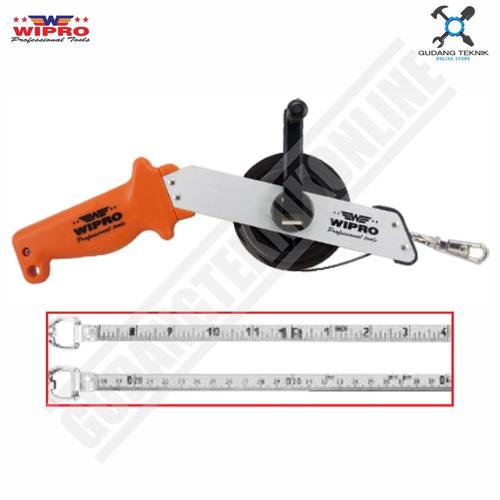 Jual Alat Ukur Rol Meter Minyak 50 Meter WIPRO 701-C / Meteran Roll ...