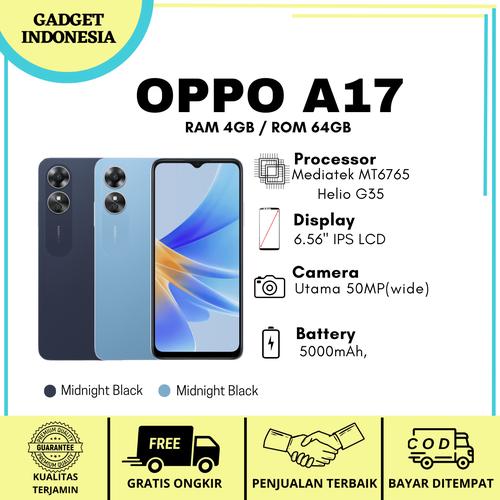 Jual HP OPPO A17 4/64 & A17K 3/64 GARANSI RESMI NASIONAL- Gadget Medan ...