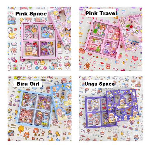Jual Set 100 Lembar Sticker Lucu Waterproof DIY SE0004 - Kota Tangerang ...