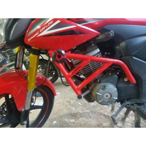 Jual Tubular Crashbar Verza 150 pelindung body motor besi touring ...