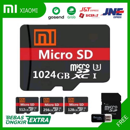Jual xiomi Kartu memori memory micro SD XC 3 card mi 128 256 512 GB 1TB ...