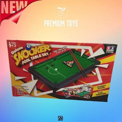 Jual Mainan Meja Bilyard Mini / Mini Toy Bilyard Pool Table Set ...