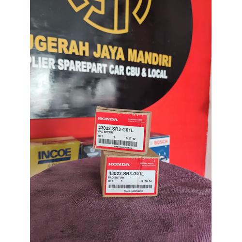 Jual SEPATU REM BELAKANG/KANVAS REM/BRAKE SHOE JAZZ/CITY HONDA ASLI ...