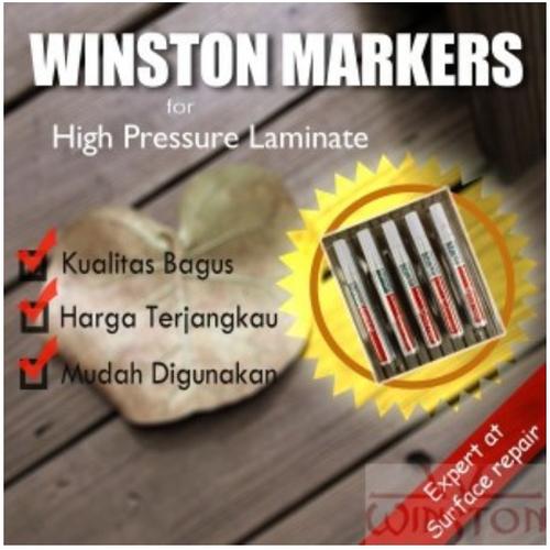 Jual Spidol Marker tusir HPL / EDGING Pewarna Pinggiran Pengisi Nat HPL ...