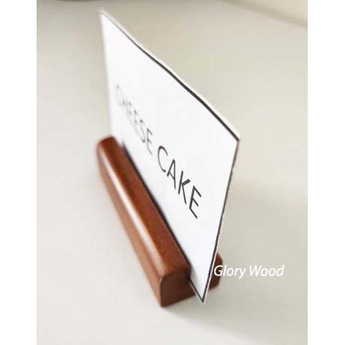 Jual Food tag kayu tent card name tag display wooden - KFT7 - Kab ...