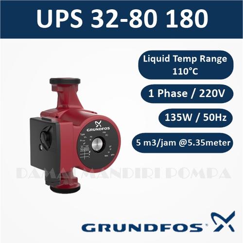 Jual Pompa Grundfos UPS 32-80 180 - Kota Bandung - Damai Mandiri Pompa | Tokopedia