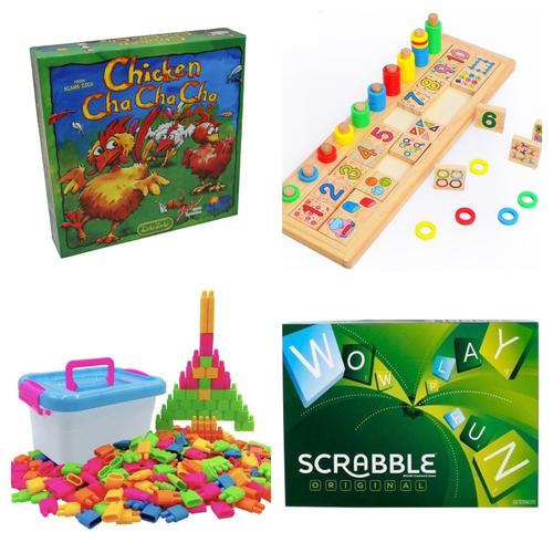 Jual Chicken Cha Cha/Scrabble/Fruit Stick/Pattern/Matching/Lego/Board ...