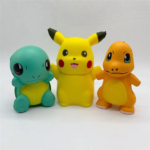 Jual Stress Relieve Toys Squishy Kartun Pokemon Pikachu Squirtle ...