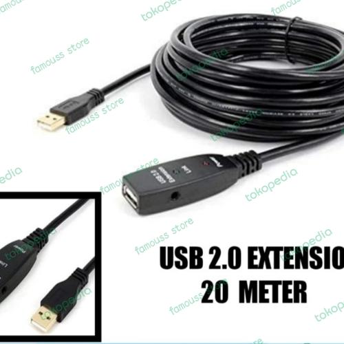 Jual kabel usb 2.0 extension active 20M, 15M, 10M - 10 M - Jakarta ...