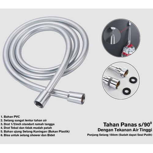 Jual Slang Selang Stainless Sower Shower Saluran Air Kamar Mandi Toilet ...