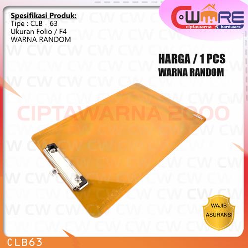 Jual JOYKO Clip Board Clipboard Papan Jalan Alas Ujian Tulis CLB-61 CLB ...