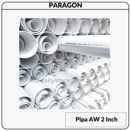 Jual Pipa PVC Air Bersih Paragon AW 2" Inch 1 Batang - Kota Tangerang ...