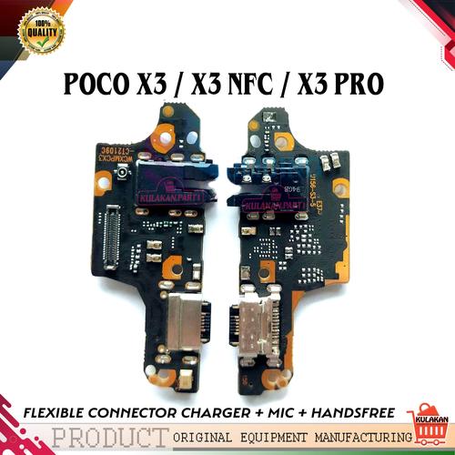 Jual PAPAN PCB CAS CONNECTOR CHARGER + CON MIC HANDSFREE POCO X3 / X3 ...