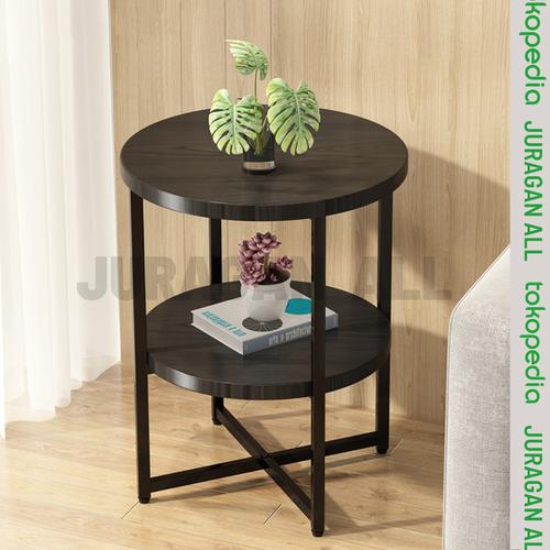 Promo MEJA ROUND TABLE / MEJA RUANG TAMU / MEJA BULAT /COFFE TABLE ...