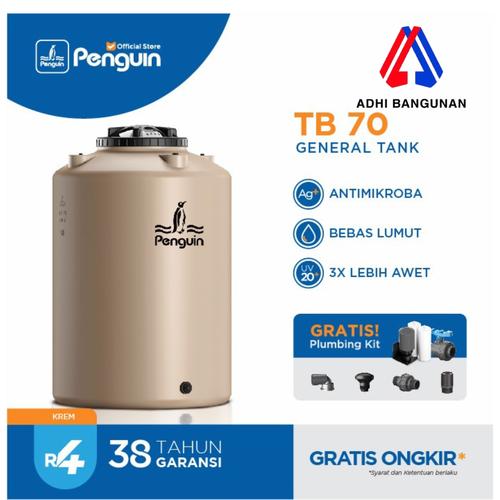 Jual Tangki Tandon Toren Air PENGUIN 650 Liter TB 70 Berbagai Warna ...