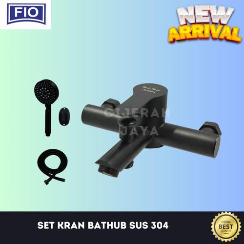 Jual KERAN MIXER PANAS DINGIN HITAM / KRAN MIXER SET SHOWER MINIMALIS ...