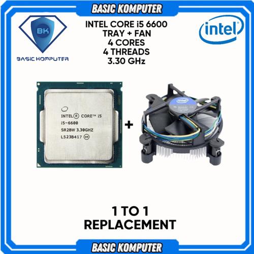 Jual PROCESSOR INTEL CORE i5 6600 3.3 GHz SOCKET LGA1151 TRAY + FAN - Jakarta Pusat - BASIC ...