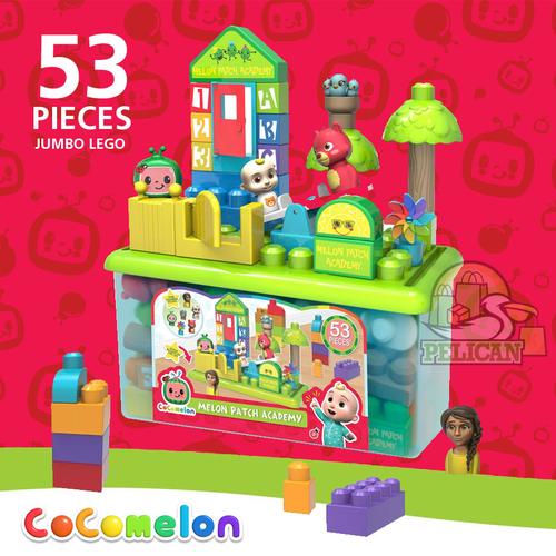 Jual Cocomelon Melon Patch Academy Blocks Lego, mirip Duplo besar ...