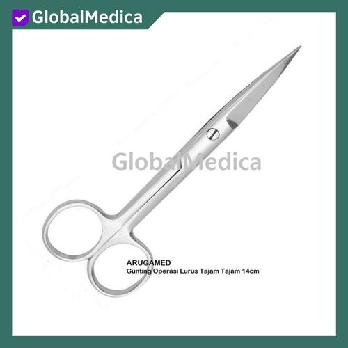 Jual Gunting Operasi Lurus Tajam Tajam 14cm ARUGAMED - Kota Semarang ...