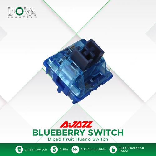 Promo AJAZZ x Huano Blueberry Linear Switch 5-Pin Mechanical Keyboard ...