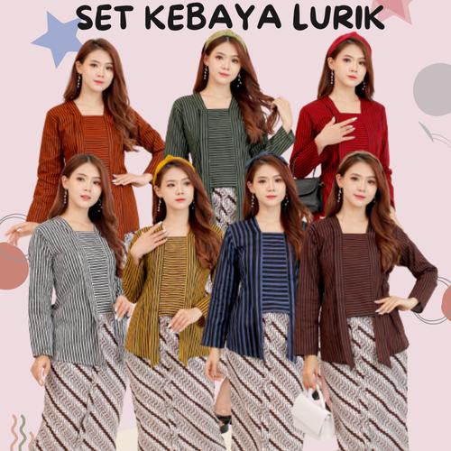 Jual SET KEBAYA LURIK DEWASA SET PAKAIAN ADAT JAWA - MAROON, All Size ...