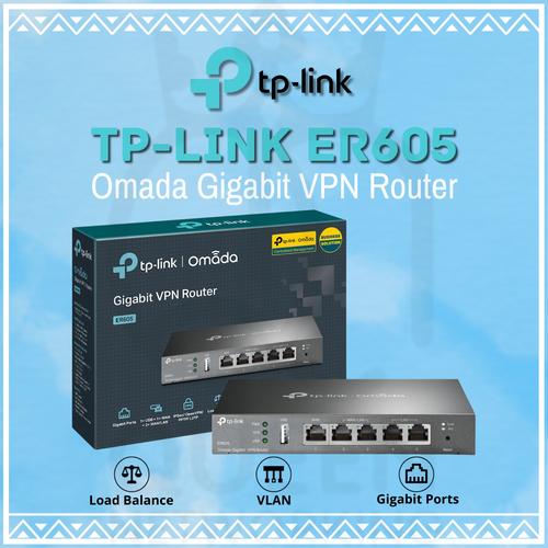 Jual TP-LINK ER605 OMADA GIGABIT VPN ROUTER - Jakarta Pusat - Queen ...