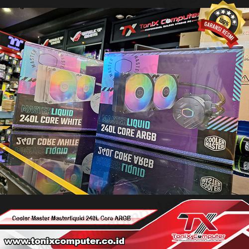 Promo Cooler Master Masterliquid 240L Core ARGB | CPU Cooler AMD ...