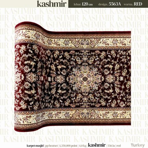 Promo Karpet Panjang Lorong Runner Custom Meteran Tangga Turkey Kashmir - 5563F-Red Cicil 0% 3x ...