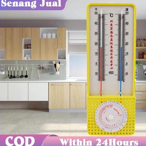 Jual Termometer Air / Termometer Bola Basah Dan Bola Kering ...