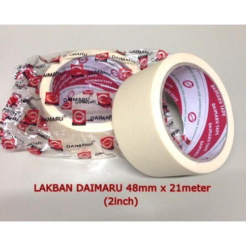 Jual DAIMARU Masking Tape Lakban Kertas Warna Cream 48mm x 21meter ...