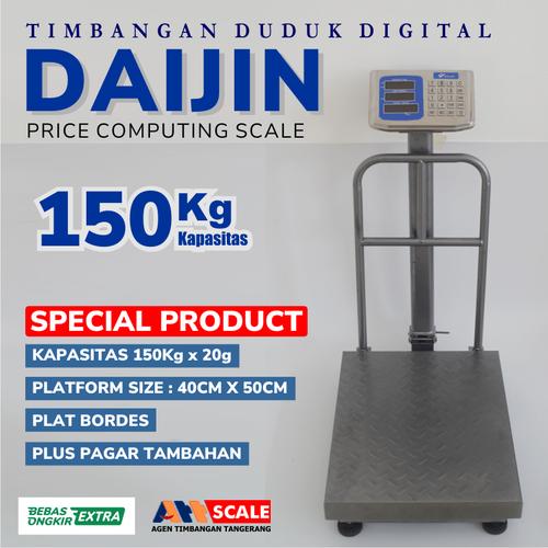 Jual Timbangan Daijin 150kg 40x50 / Timbangan Duduk Digital 150 Kg ...