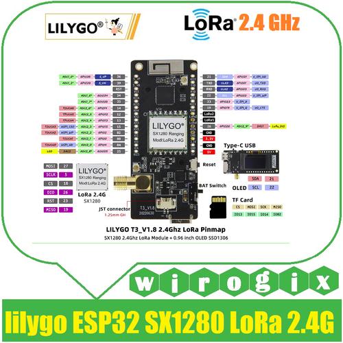 Jual LILYGO TTGO - ESP32 SX1280 LoRa 2.4G - Kab. Bandung - wirogix ...