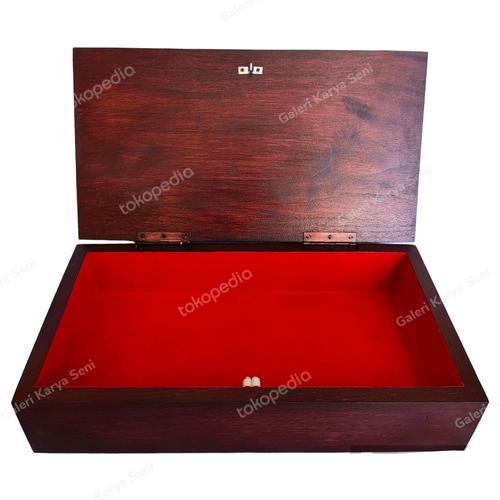 Jual Kotak Keris Patrem Keris Bethok Bugis Bahan Kayu Jati Coklat Antik ...