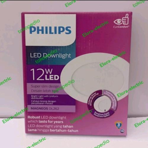 Jual Downlight LED Super Slim DL262 12W Philips MAGNEOS - Jakarta Pusat ...