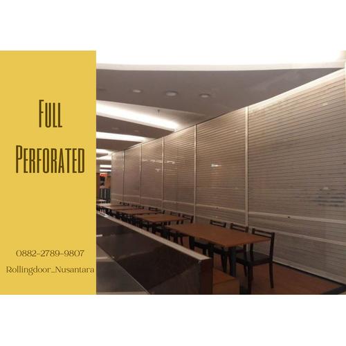 Jual One sheet pintu full perforated rolling door full lubang - Jakarta ...